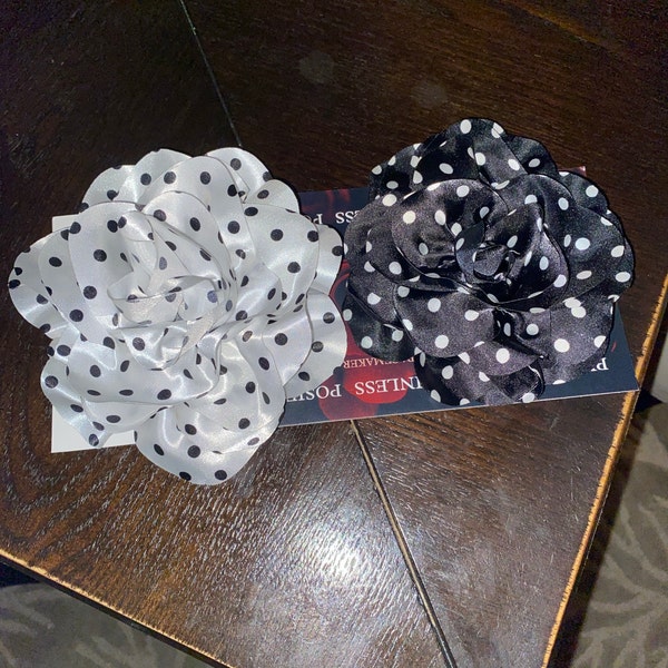 Magnetic Hold Feather Flower Pin,feather Flower Brooch 6-7” Large Black ...