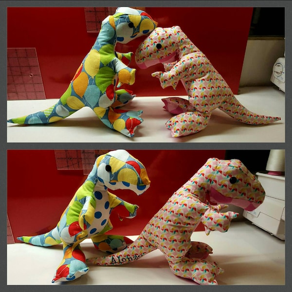 Dinosaur Sewing Pattern T-REX PDF DOWNLOAD - Etsy