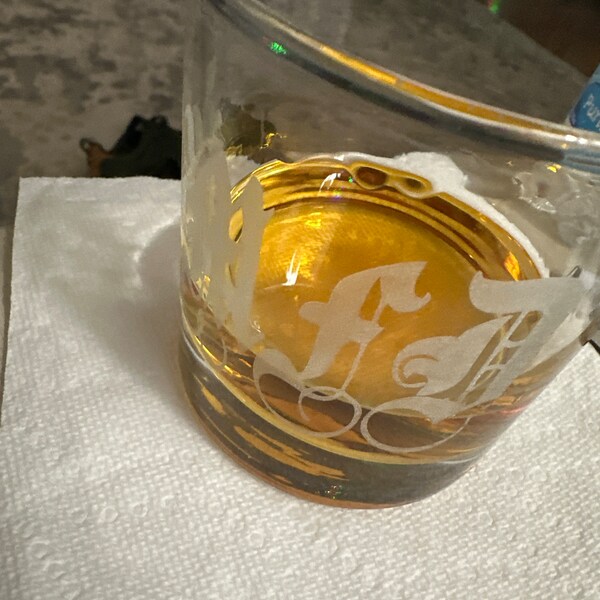 The Dogfather Whiskey Glass, Custom Engraved Bourbon Glass, Engraved ...