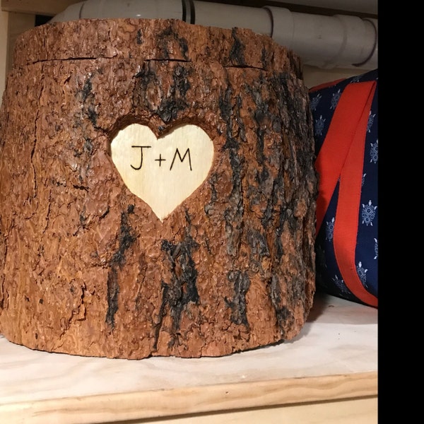 Rustic Woodsy Pine Log Pillar Candle 7" Tall for Tea Lights ...