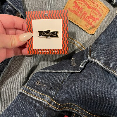 Rad Dad Enamel Pin Great for Father's Day Baby Showers - Etsy