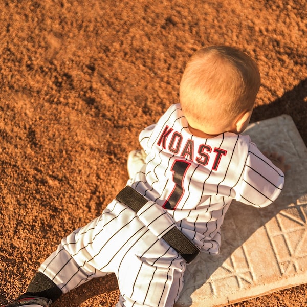 Baby Baseball Outfit Embroidered Baseball Jersey for Kids Smash Outfit ...