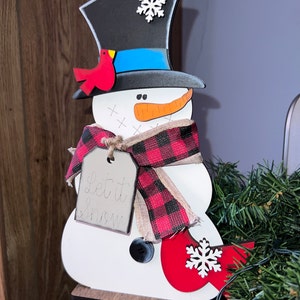 Standing Snowbird Snowmen SVG Snowman Laser Cut File Let It Snow ...