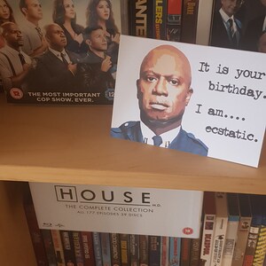 Buy Brooklyn Nine-nine Captain Holt Birthday Card Online in India - Etsy