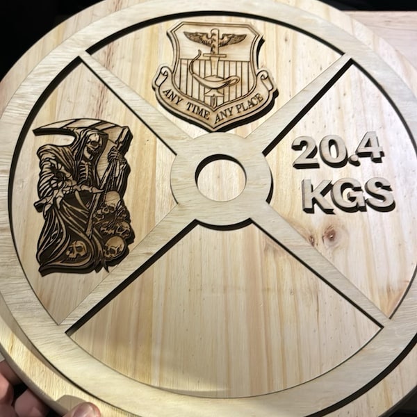 Iron Weight Template. Files for Creating a Custom Barbell Plate, .png ...