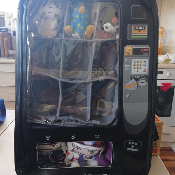 Ita Bag Backpack – Vending Machine Plush Display Backpack, Clear Window ...