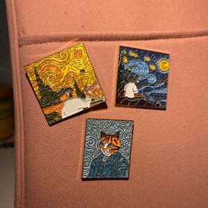 Stars Moon Star Enamel Cute Pin Set Pins Laple Pin Hard Enamel | Etsy