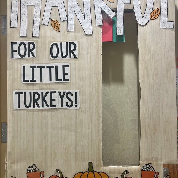 Thanksgiving Bulletin Board Kit & Student Activity - Etsy