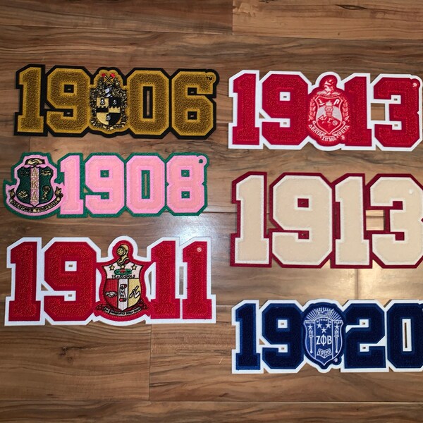 1908 Chenille Number Set - Etsy