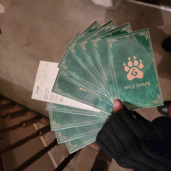 Dnd Druid Wild Shape Cards: 86 Beast Transformations 2014 & 2024 ...