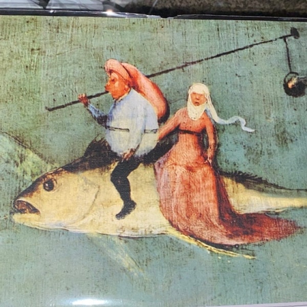 Weird Renaissance Art, Unframed Art Print, Detail From the Temptation ...