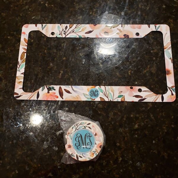 Monogram License Plate/custom License Plate/monogram License Plate ...