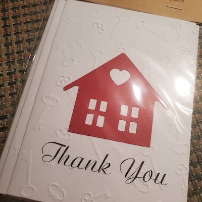 Happy Housiversary House Card, Home Card, Stationery, Real Estate Agent ...