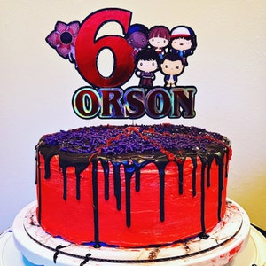 Sushi Cake Topper Kawaii Cake Topper Custom Cake Topper - Etsy