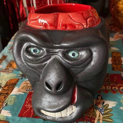 Handmade Tiki Mug MOAI 350ml for Bars and Personal Use by J.d.art - Etsy