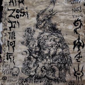 The Kraken 11x17 Scroll - Etsy