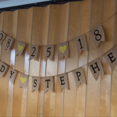 Couples Shower Decorations, Coed Wedding Shower Banner, Rehearsal ...