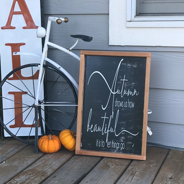 Autumn Shows Us How Beautiful It is to Let Things Go SVG File, Fall SVG ...