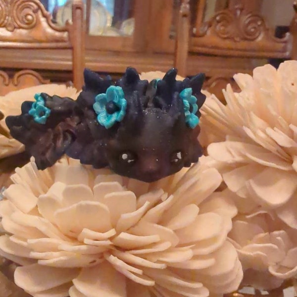 Cute Mini Kosha Axolotl Flower Dragon 3D Print - Customizable Colors - Etsy
