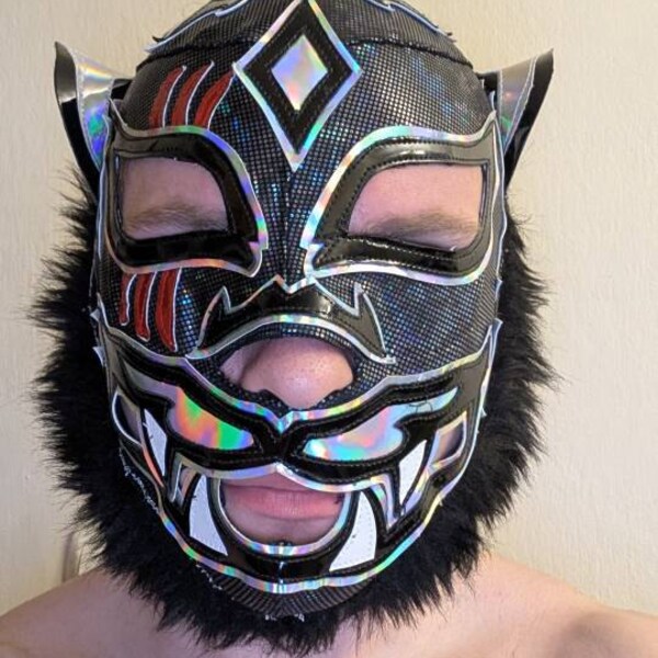 Hand Made TEMPLAR MASK Wrestling Mask Luchador Costume Wrestler Lucha ...