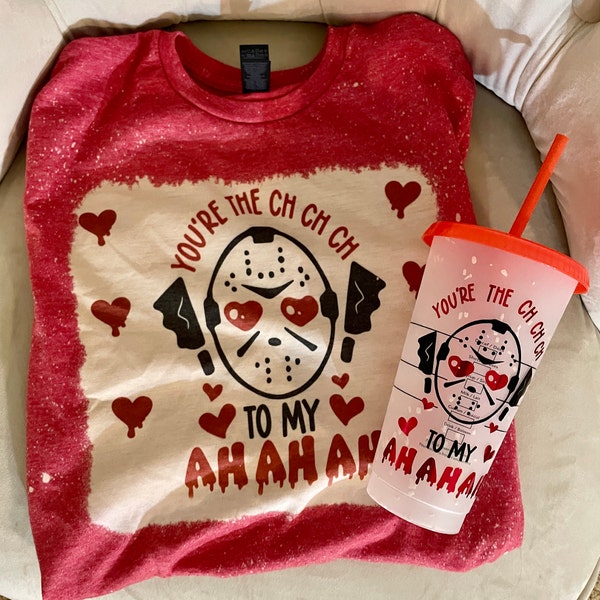 Ch Ch Ch Ah Ah Ah SVG, Horror Valentine SVG, Funny Valentine Svg, Iron ...