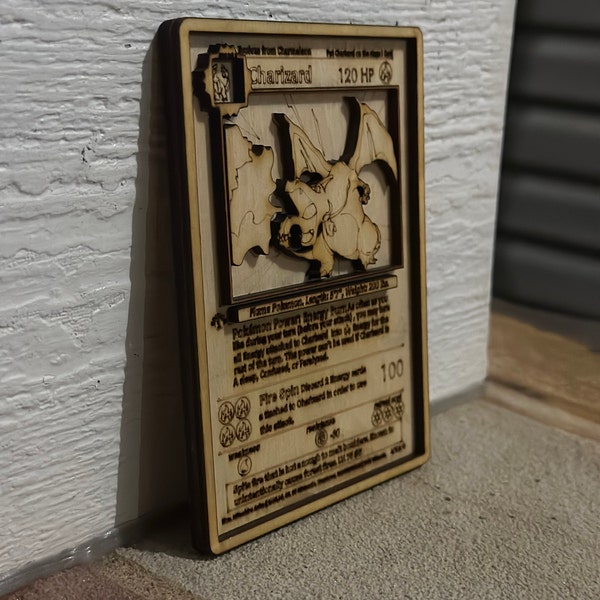 Lucario Pokemon Card Laser Cutter Files Vector for Wood. Glowforge ...