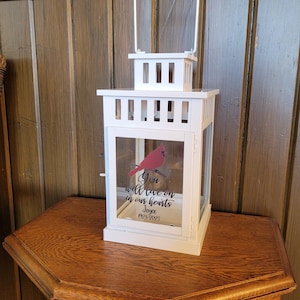 Celebration of Life Lantern Memorial Tribute Personalized in Loving ...