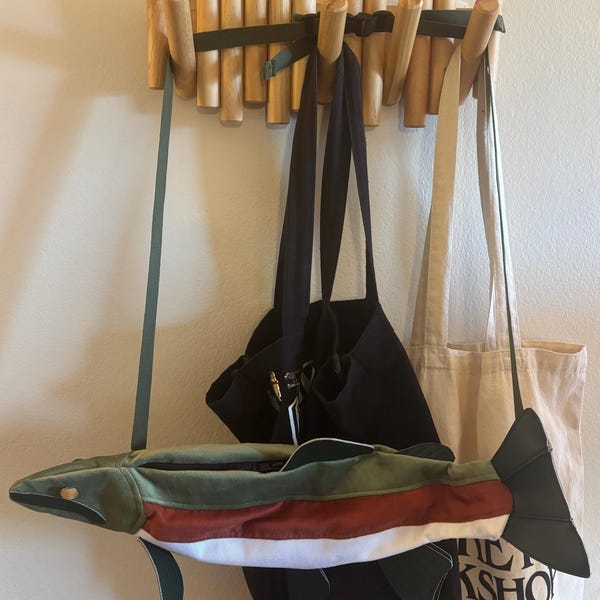 Rainbow Trout Fish Crossbody Bag Sewing Pattern - Etsy