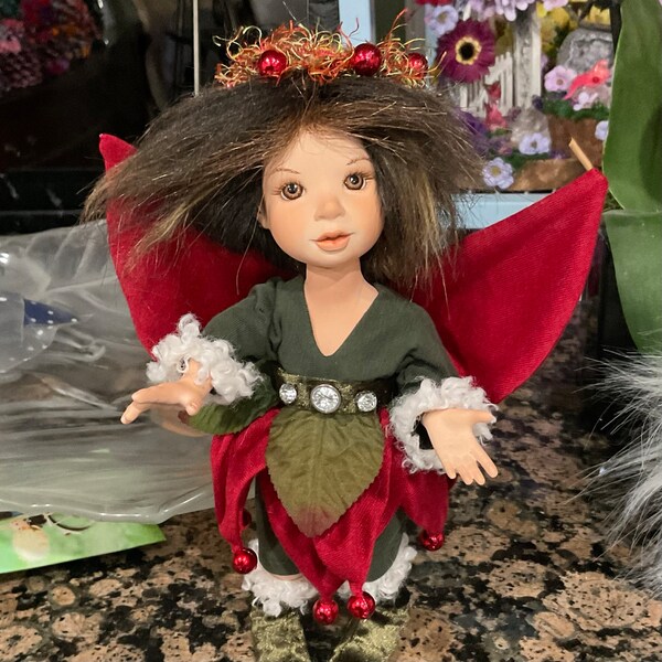 Tiny Elf, Forest Elf, Wandering Elf: ARION Handmade Porcelain Doll ...