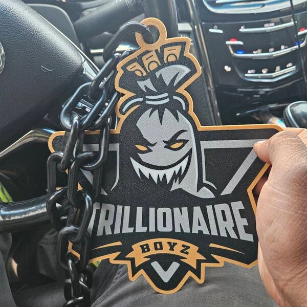 Custom Fan Chain Giant Logo Necklace Sports Homerun Turnover Jumbo ...