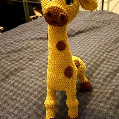 Crochet Giraffe Pattern, Giraffe Plushie, Amigurumi Giraffe, Safari ...