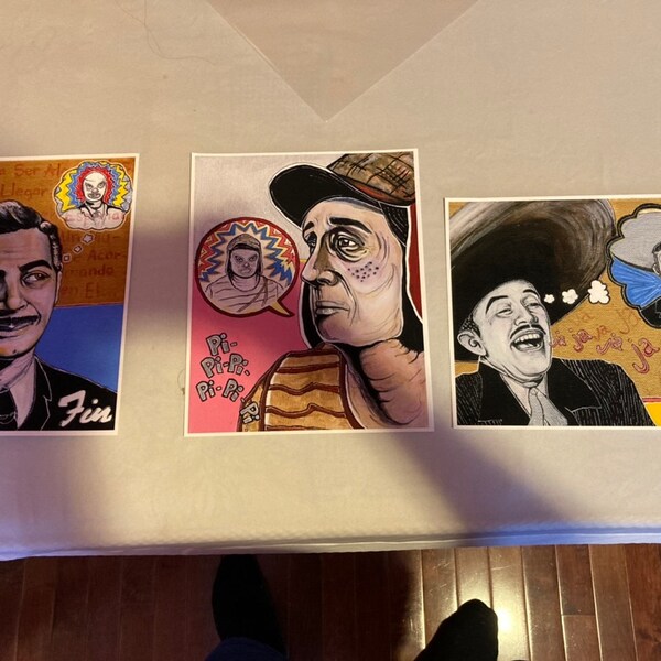 El Catrin Loteria Mexican Pop Art Print - Etsy