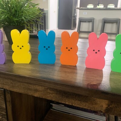 Set of Colorful Peeps - Etsy