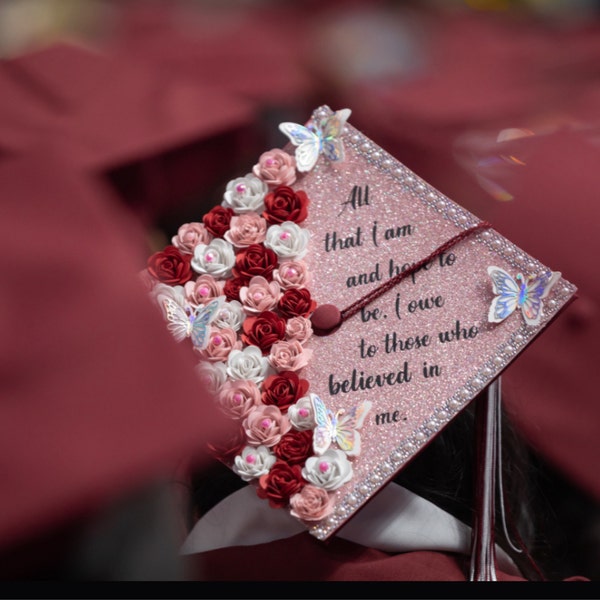 Graduation Cap Topper / Graduation Cap / Grads Cap / Class of 2022 ...