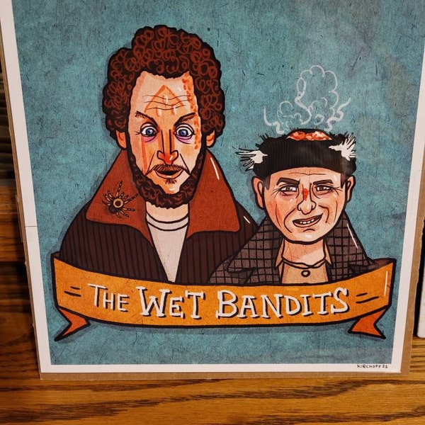 Home Alone 90's the Wet Bandits Marv and Harry Art Print - Etsy
