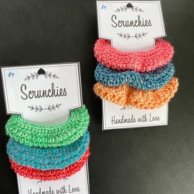 PRINTABLE Scrunchies TEMPLATE Display Card Scrunchie Label Tag ...