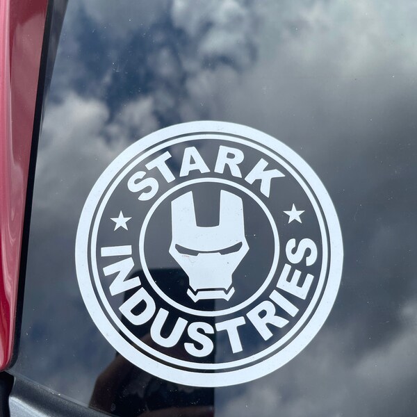 Stark Industries Decal ~ Iron Man Tony Stark Vinyl Decals Stickers for ...