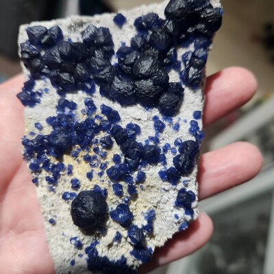 Beautiful Blue Botryoidal Gibbsite Mineral Specimen From Yunnan, China ...
