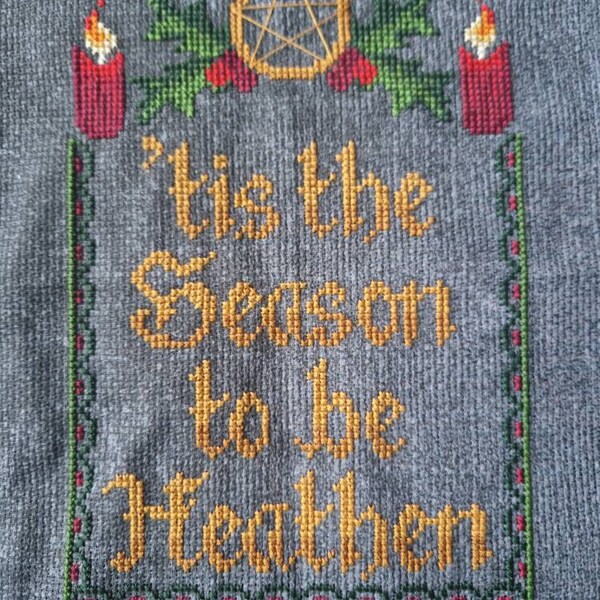 Goth Stitch-a-long Temperature Neatobats 2023 PDF Gothic Cross Stitch ...