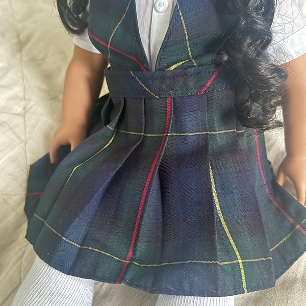 Navy & Red Plaid 36 Shanna Hair Bow School Uniform Plaid Hair Bows ...