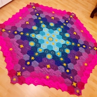 Crochet Pattern PDF - Starlite Blanket - Etsy Canada