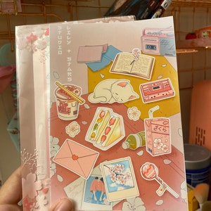 Hanami Sticker Sheet Japanese Picnic Aesthetic Spring Planner Stickers ...