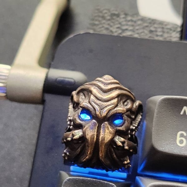 The Great Old One - Cthulhu Solid Bronze Metal Premium Keycap Artisan ...