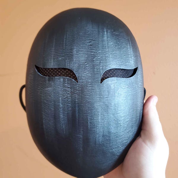 Custom Design Blank Face Plate Round Resin Mask - Masks Made to Order ...