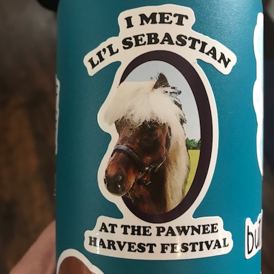 Parks and Rec Recreation Lil Li'l Little Sebastian Pawnee Sticker 3 ...