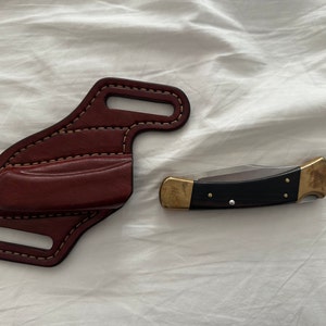 Custom Leather Sheath for Buck 112 Ranger, Buck Custom Leather Sheath ...