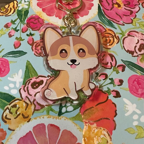 Tri-colored Corgi Vinyl Stickers and Sticker Pack, Holographic - Etsy