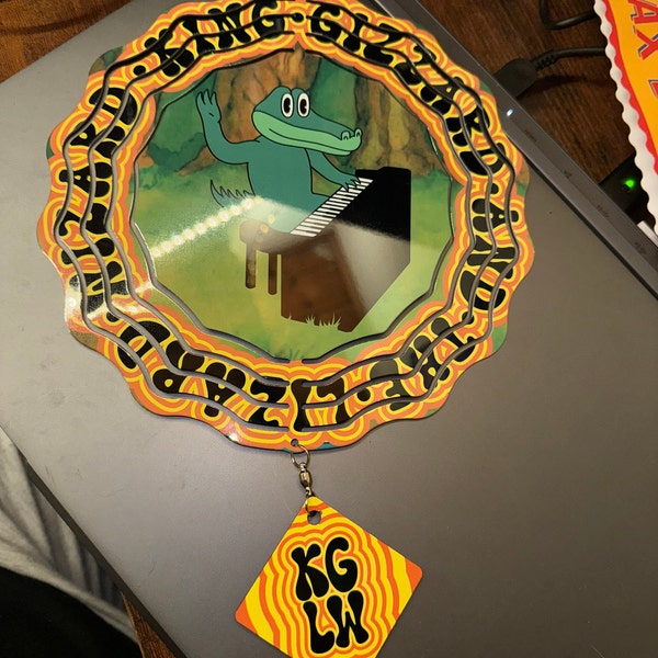 Tall Flying Gator Mug 15 Oz Black Two Tone, King Gizzard and the Lizard ...