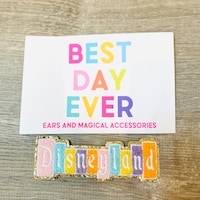 High Quality Disneyland Patches. Fun Wheel Patch. Disneyland Sign Patch ...