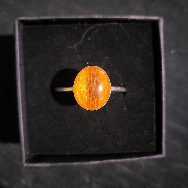 Hair Keepsake Ring | Pet Hair Ring | Lock of Hair Keepsake | Hair ...